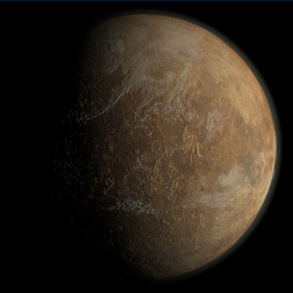 3d Venus Planet Model