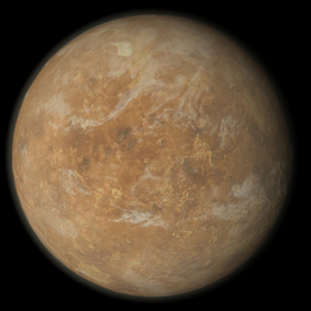 3d venus planet model