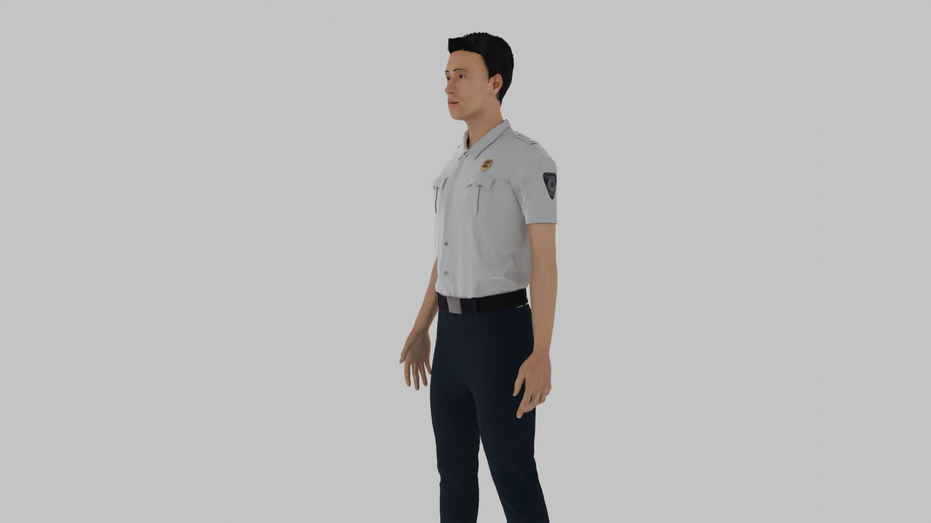 Guard 3D Model - TurboSquid 1971045