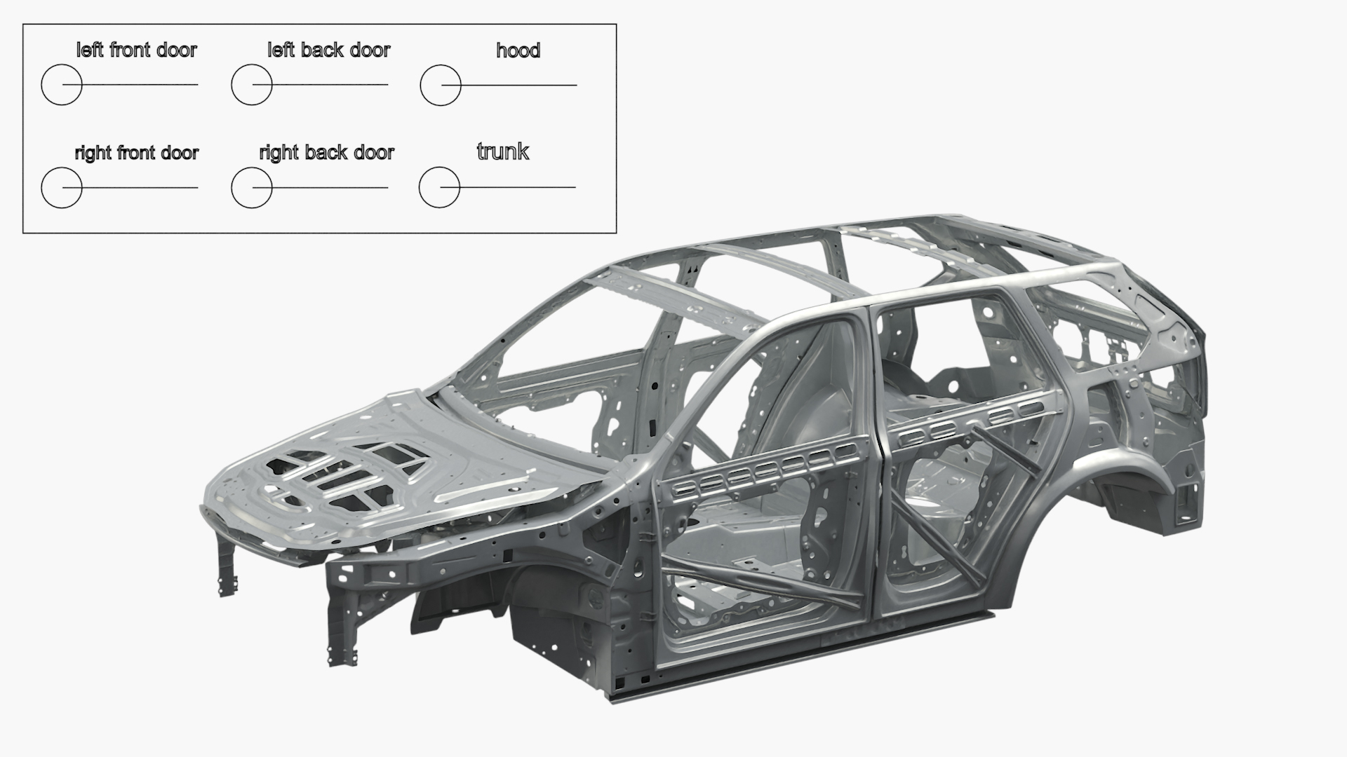 SUV Car Chassis Structure Rigged Model - TurboSquid 2351984