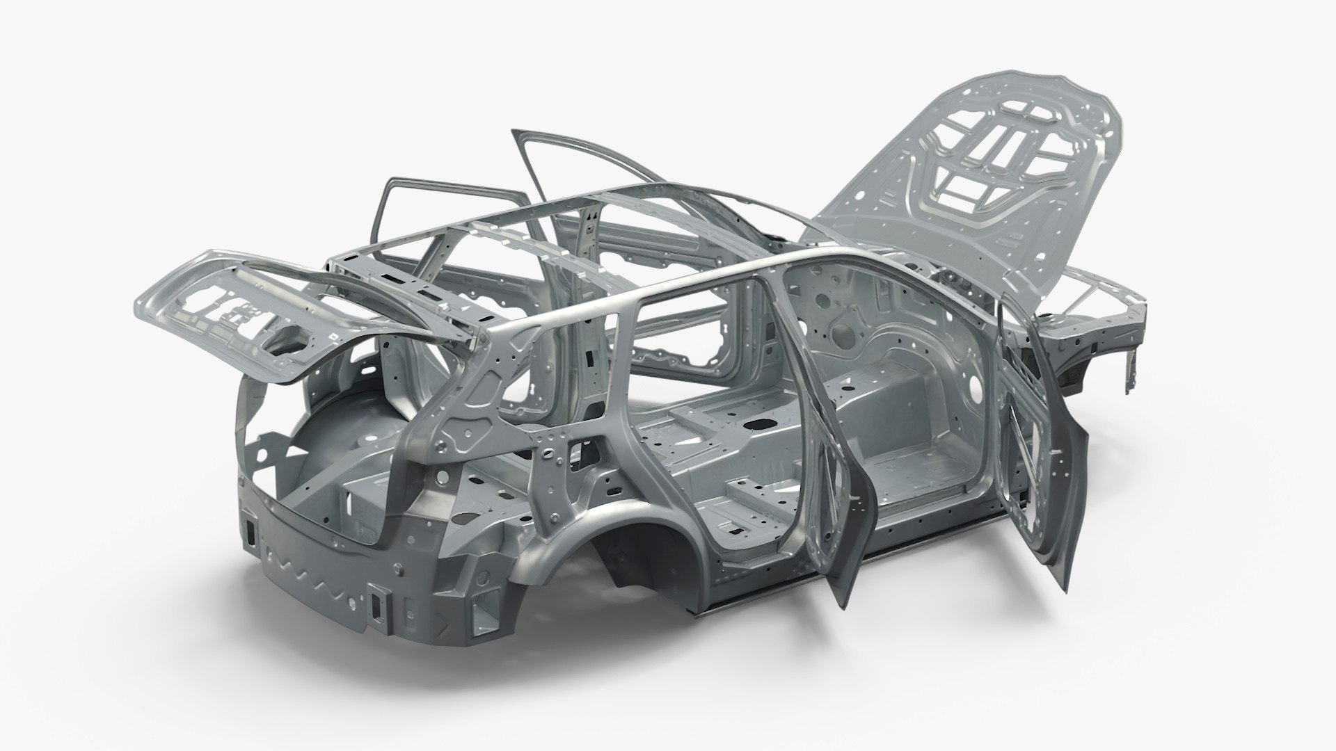 SUV Car Chassis Structure Rigged Model - TurboSquid 2351984