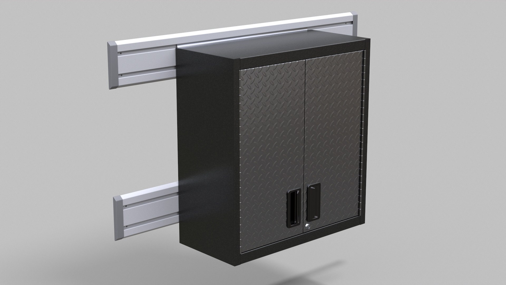 1 Wall Mounted Storage Cabinet 2d 3D Model - TurboSquid 2039478