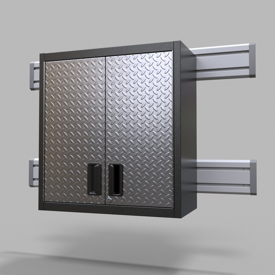 1 Wall Mounted Storage Cabinet 2d 3D Model - TurboSquid 2039478