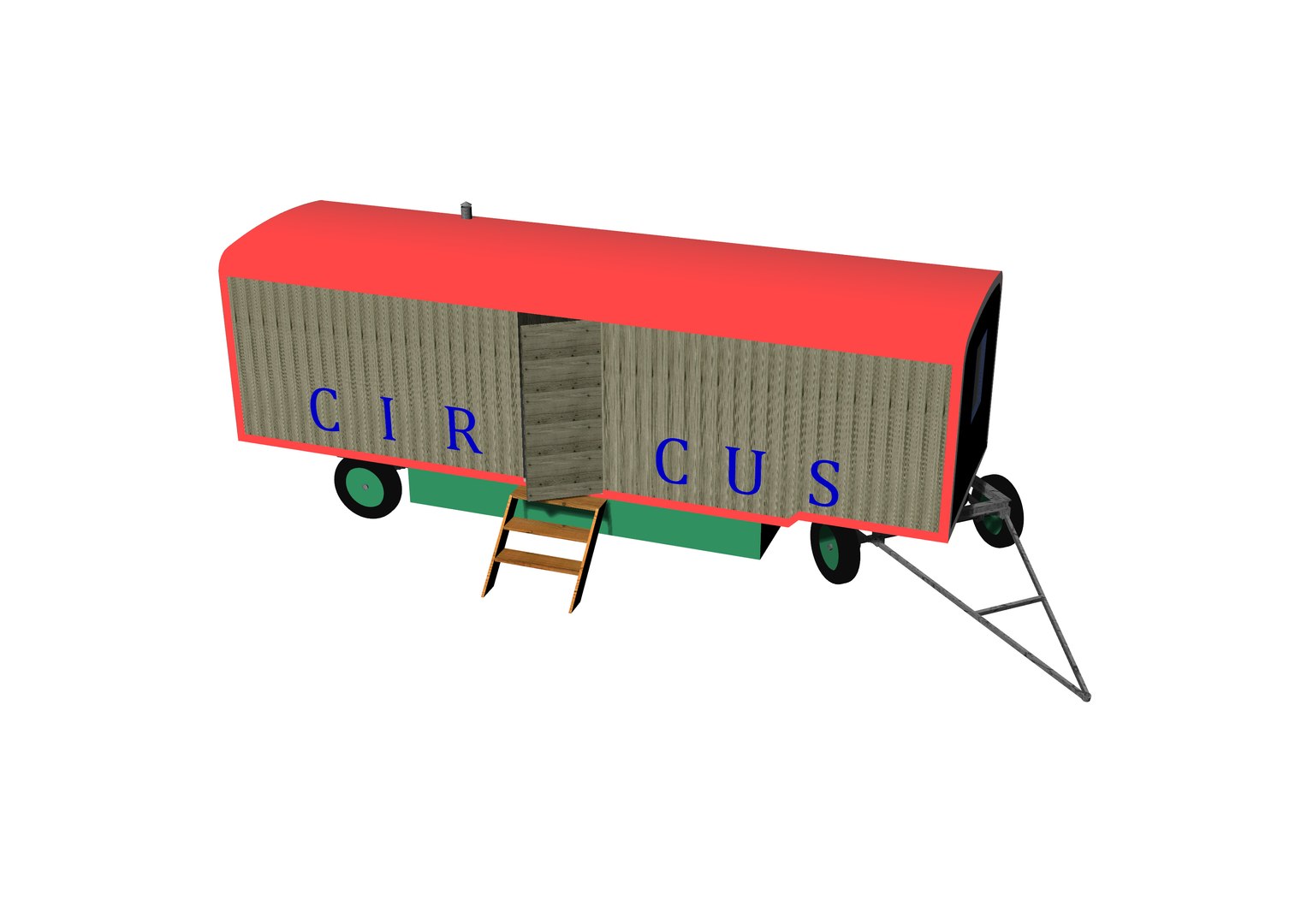 Circus Caravan 3D Model - TurboSquid 1373062