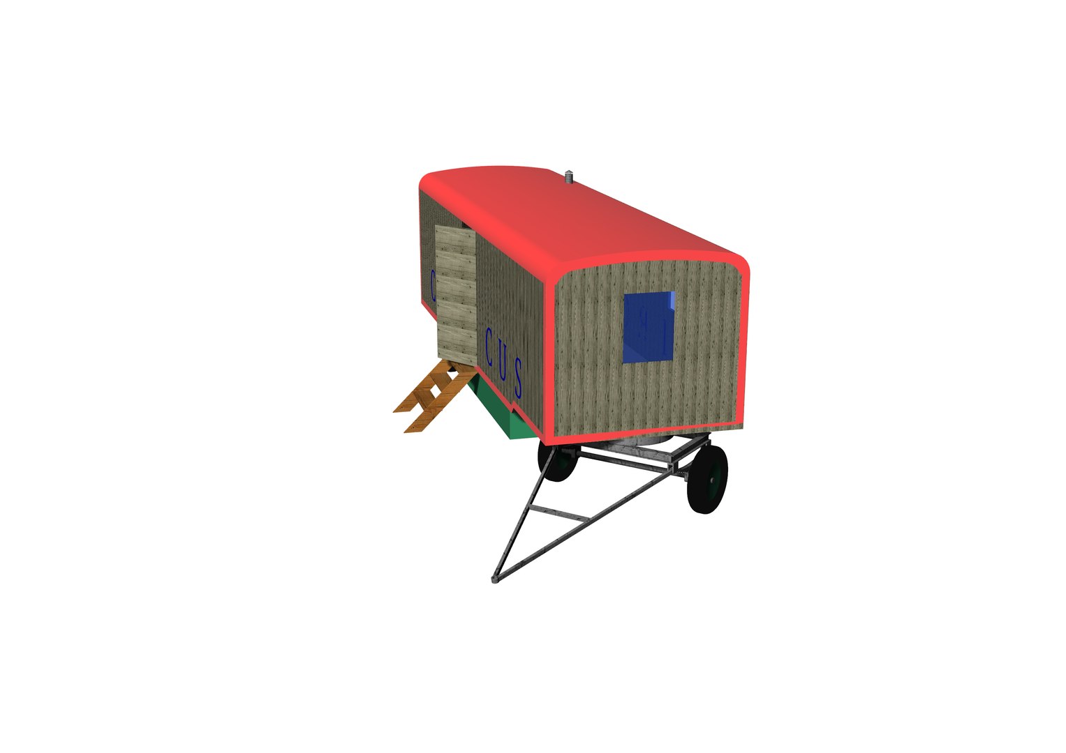 Circus Caravan 3D Model - TurboSquid 1373062