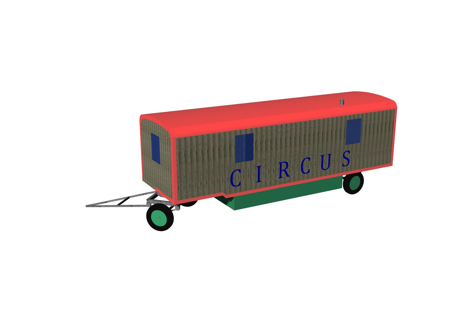Circus Caravan 3D Model - TurboSquid 1373062