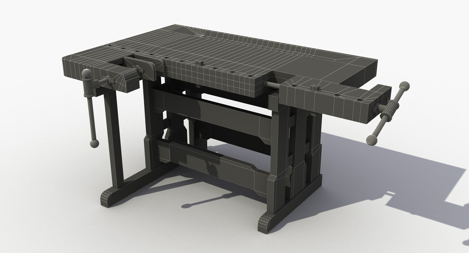 3D Workbench Work Bench Model - TurboSquid 1628118