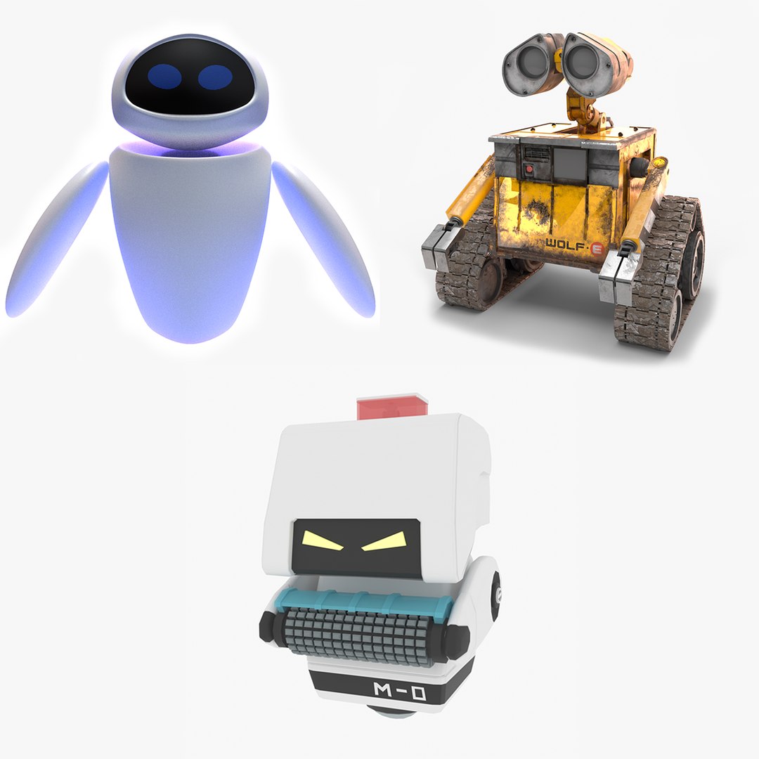 WALL-E 3 In 1 PACK Models 3D Model - TurboSquid 2362832