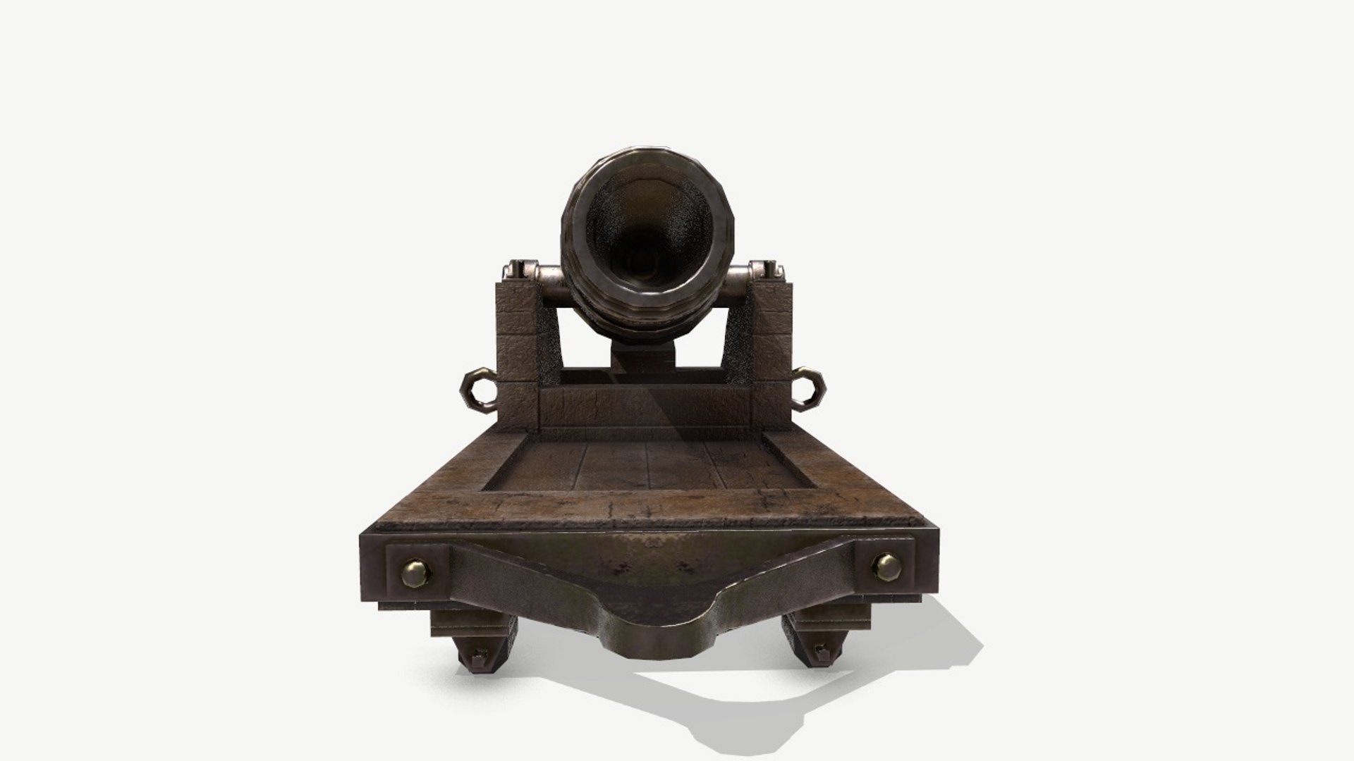 3D Carronade Cannon Navy Model - TurboSquid 1471307