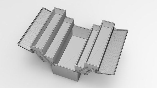 Metal Tool Box 3D model - TurboSquid 1750396