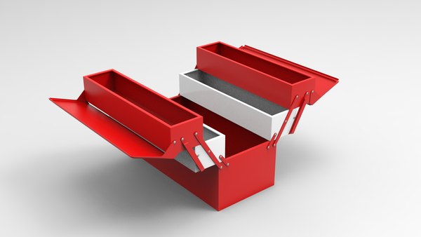 Metal Tool Box 3D model - TurboSquid 1750396