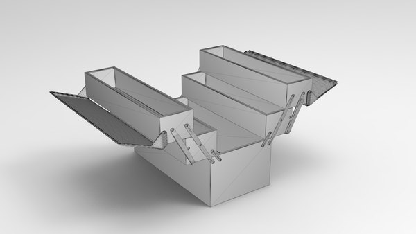 Metal Tool Box 3D model - TurboSquid 1750396