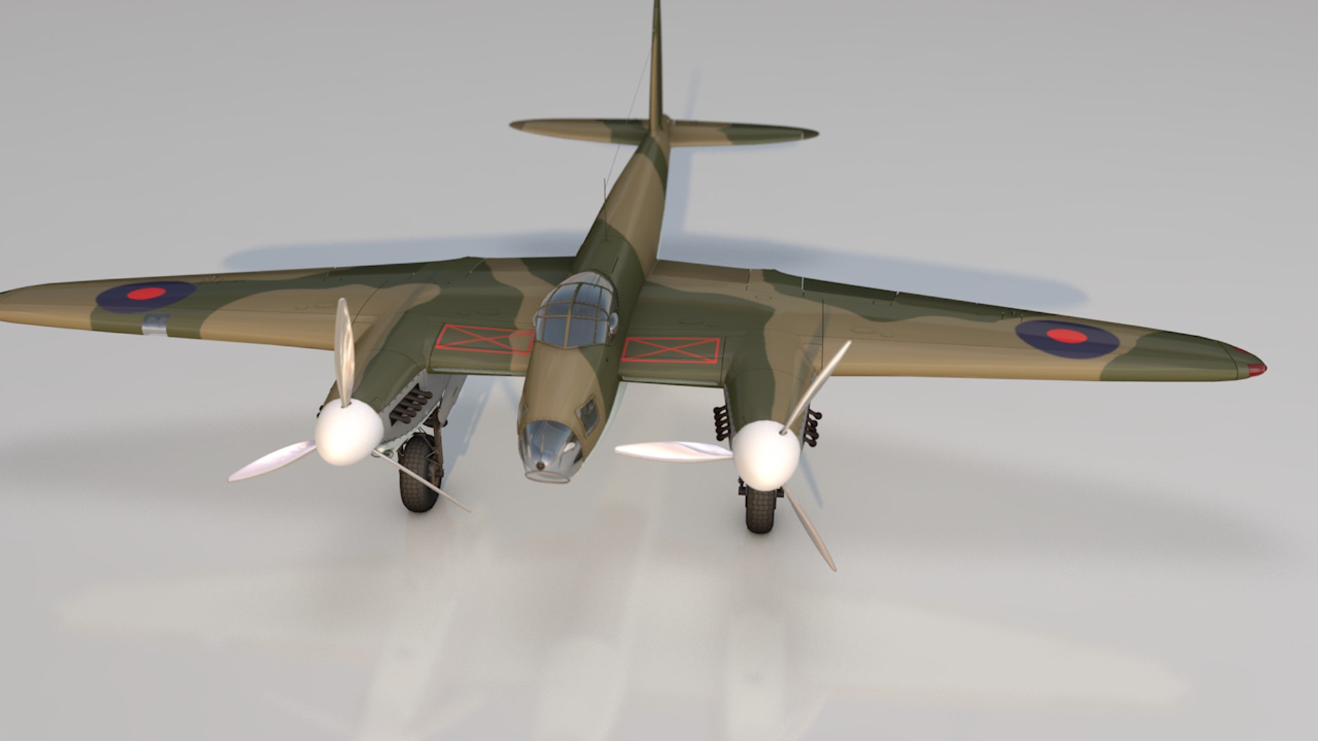 3D mosquito military aircraft model - TurboSquid 1501954