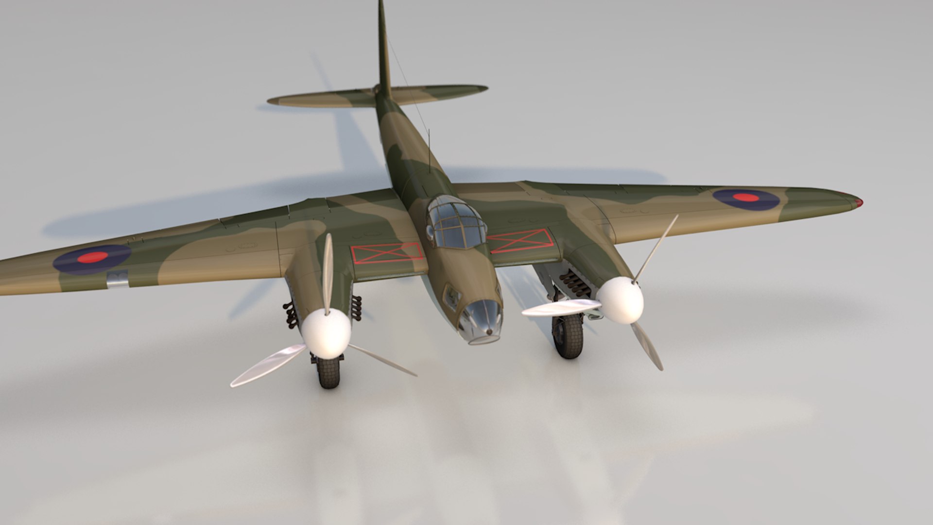 3D mosquito military aircraft model - TurboSquid 1501954