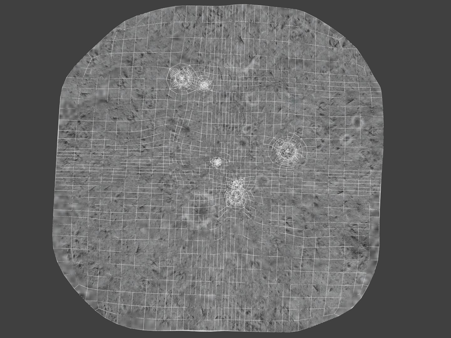 Moonscape Moon 3d Model