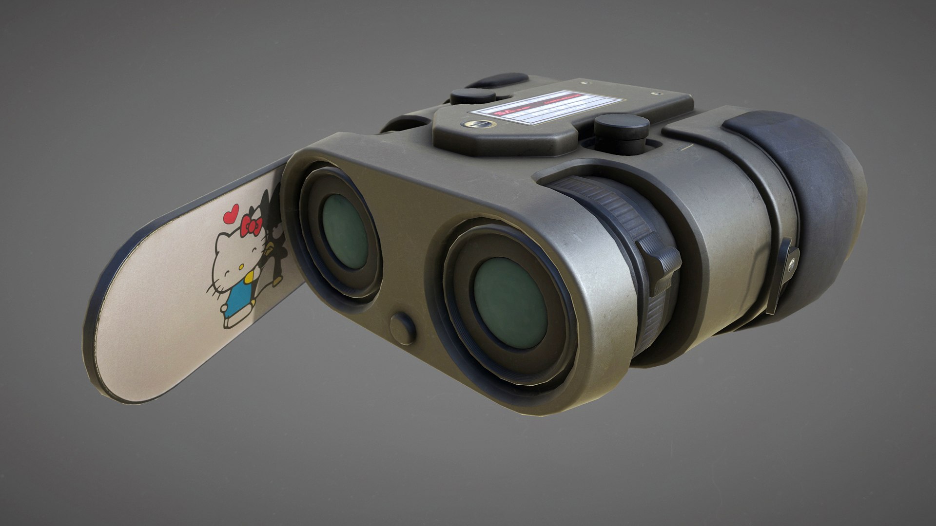 3d Model Binocular Prop Pbr