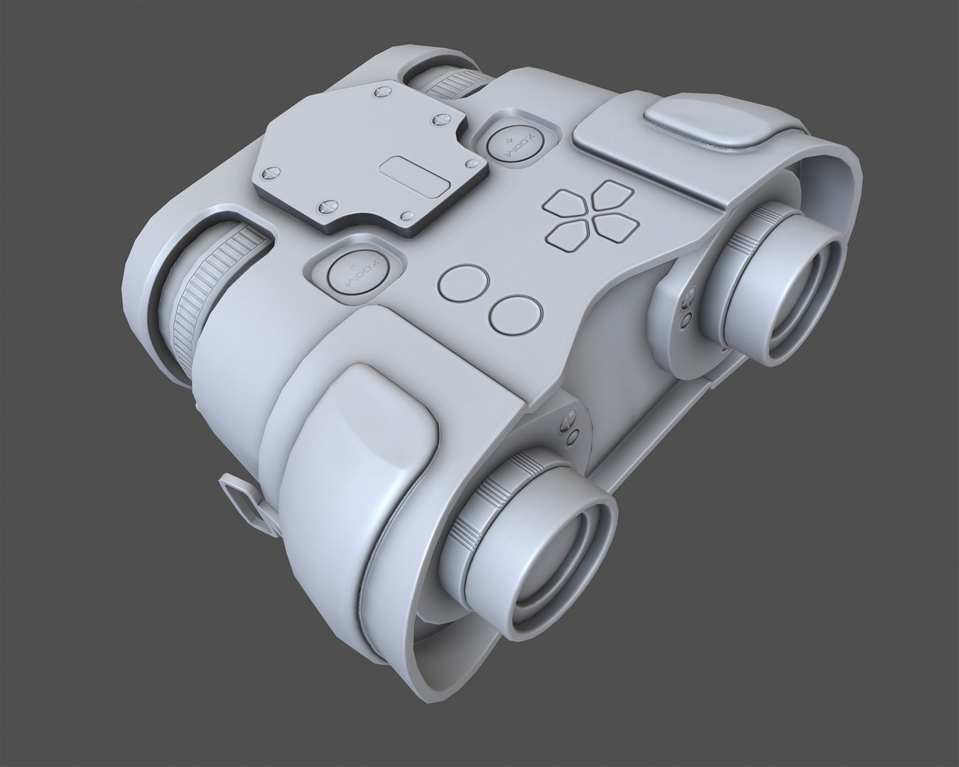 3d Model Binocular Prop Pbr