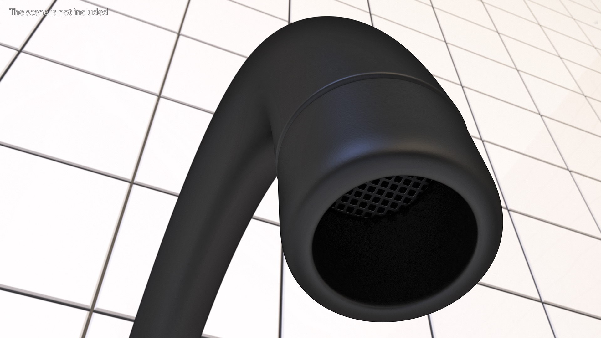 3D Monobloc Kitchen Tap Matt Black Model - TurboSquid 1724547