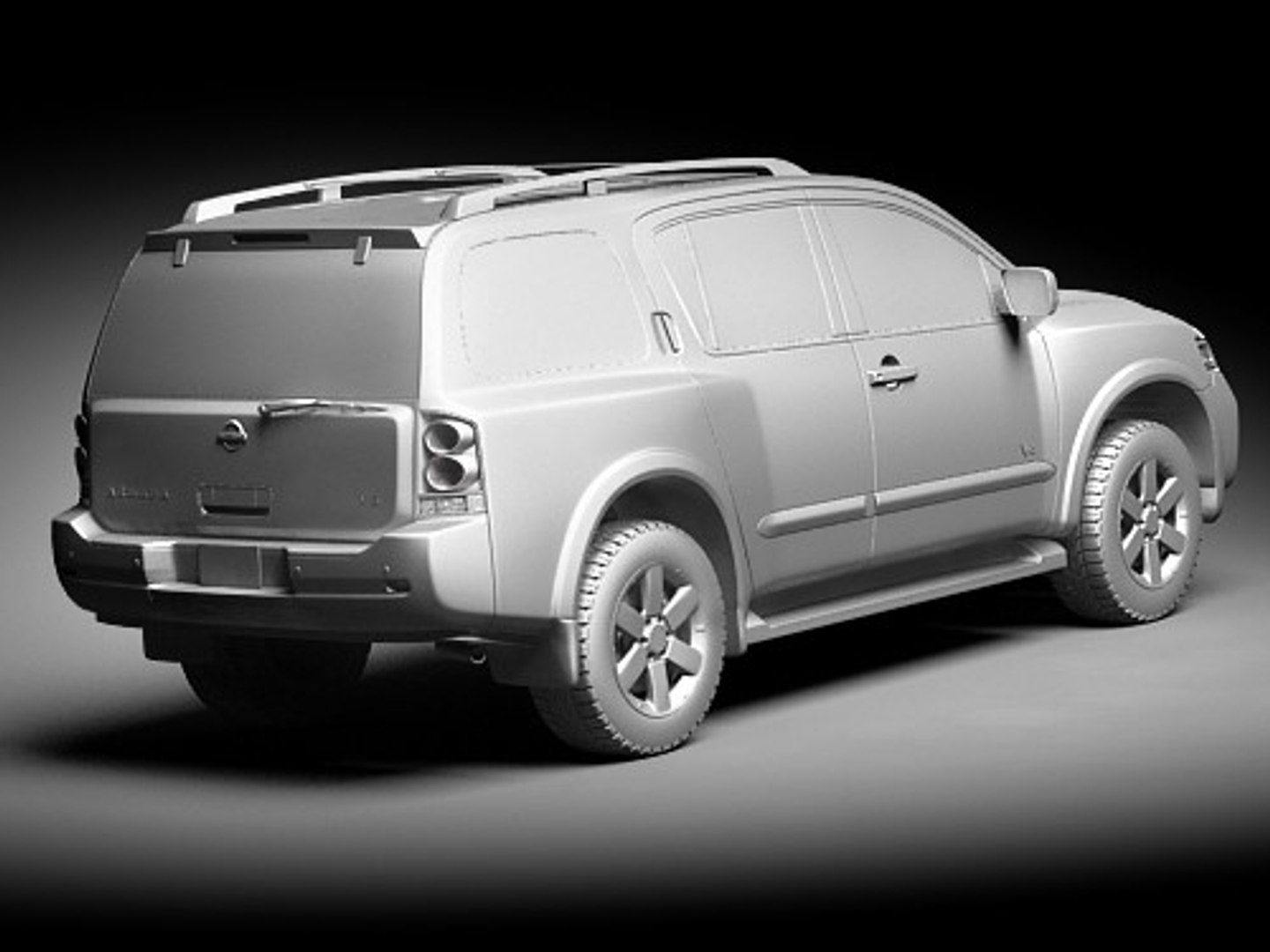 3d Nissan Armada Pathfinder Suv