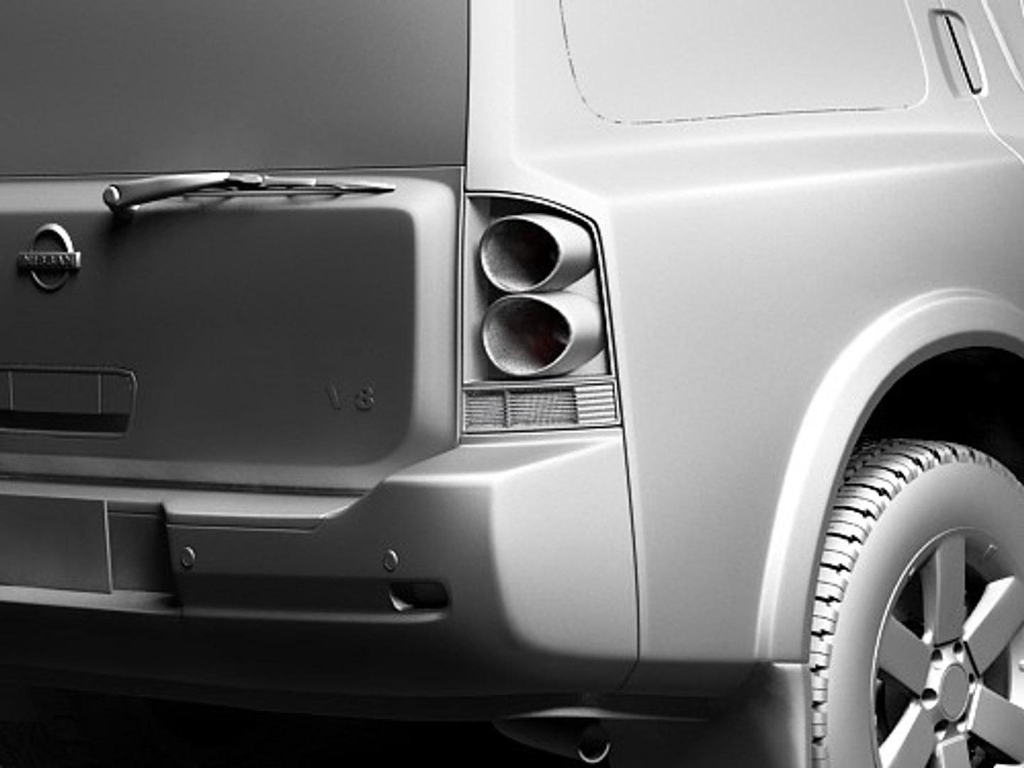 3d Nissan Armada Pathfinder Suv