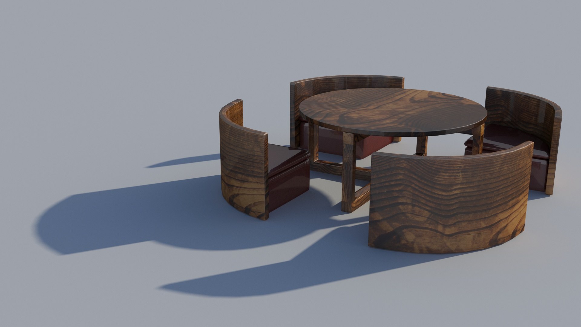 Modern kitchen table 3D model - TurboSquid 1587877