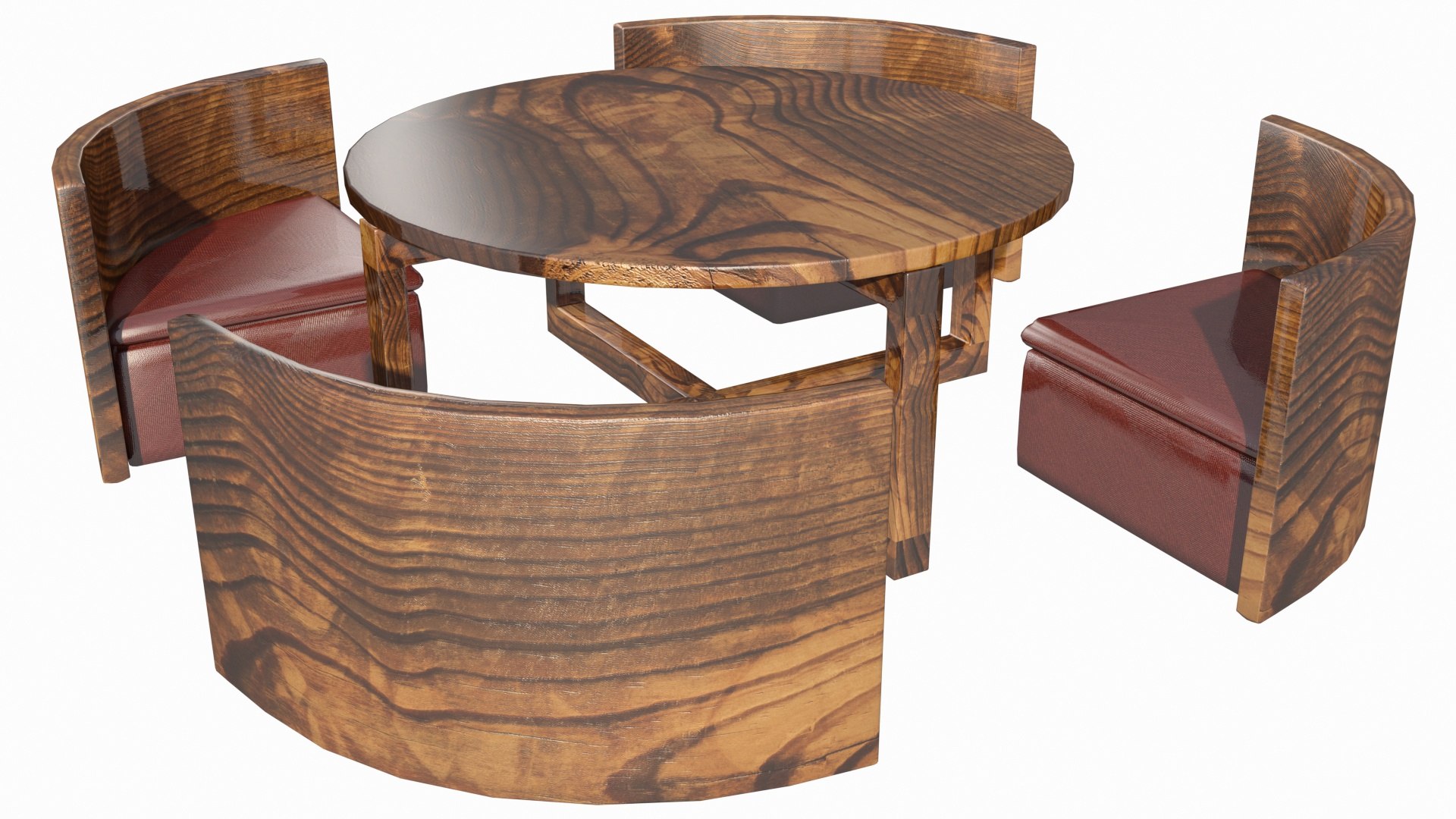 Modern kitchen table 3D model - TurboSquid 1587877