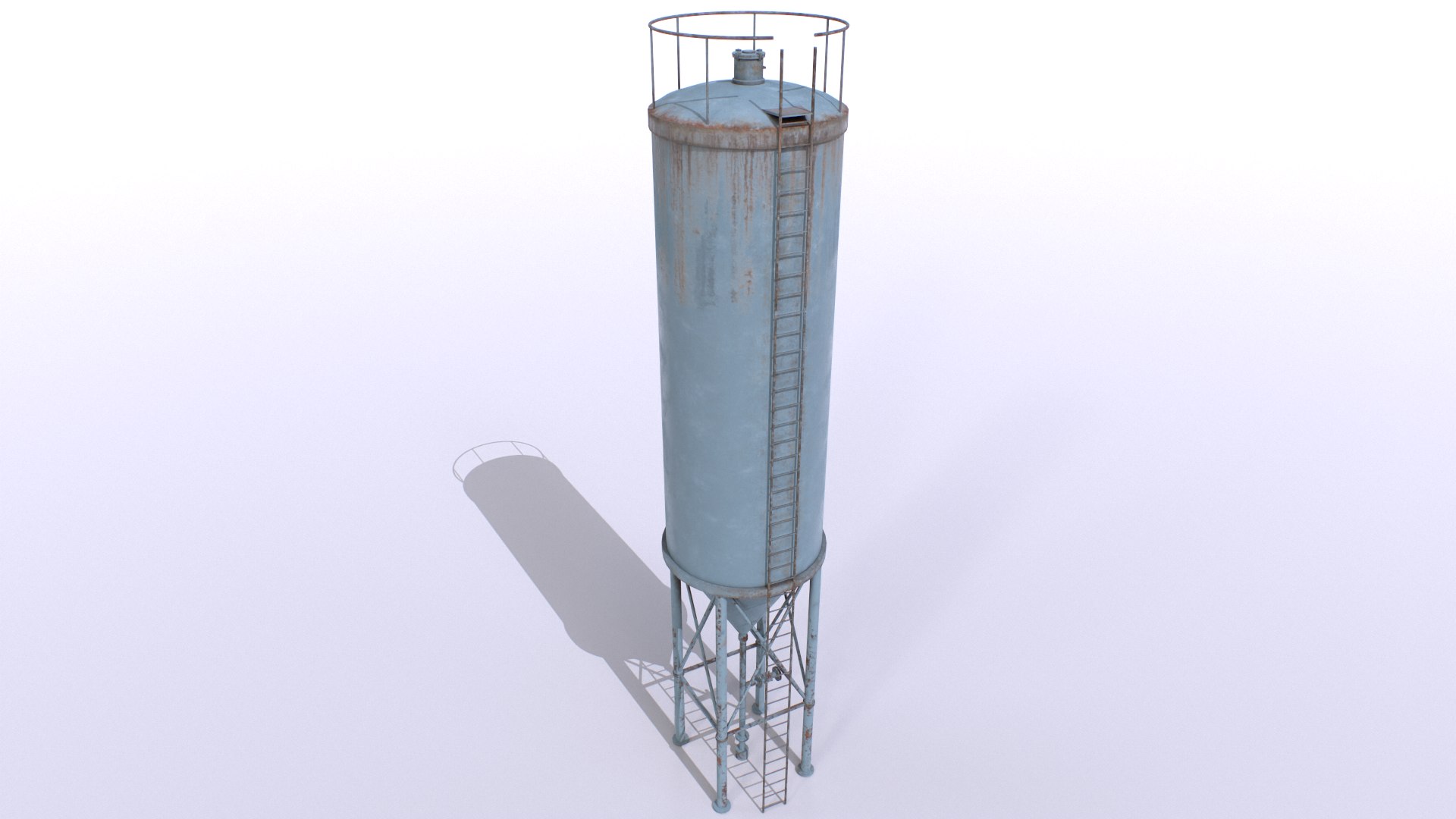 3D Water Tank 4 Model - TurboSquid 2073241