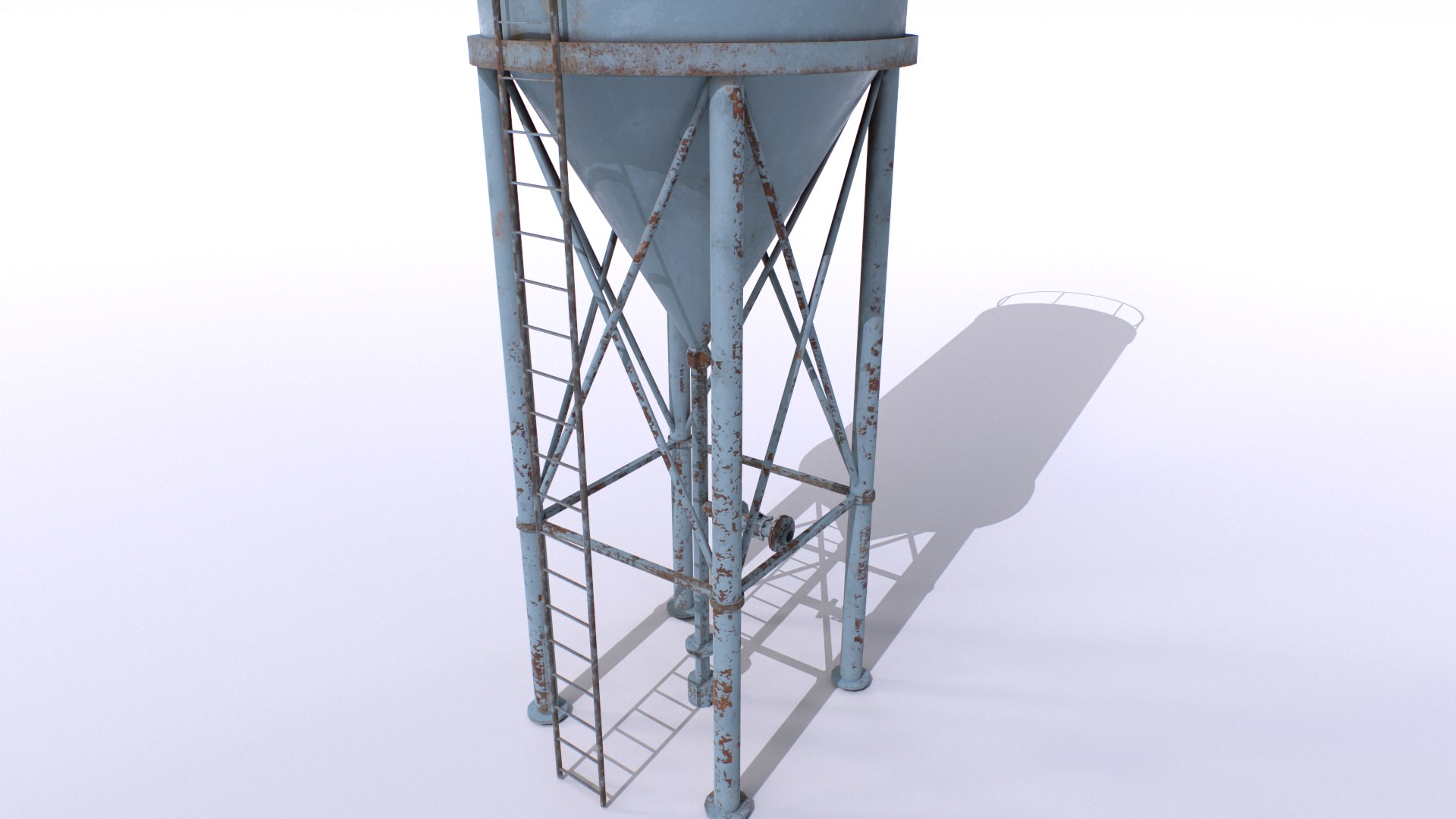 3D Water Tank 4 Model - TurboSquid 2073241