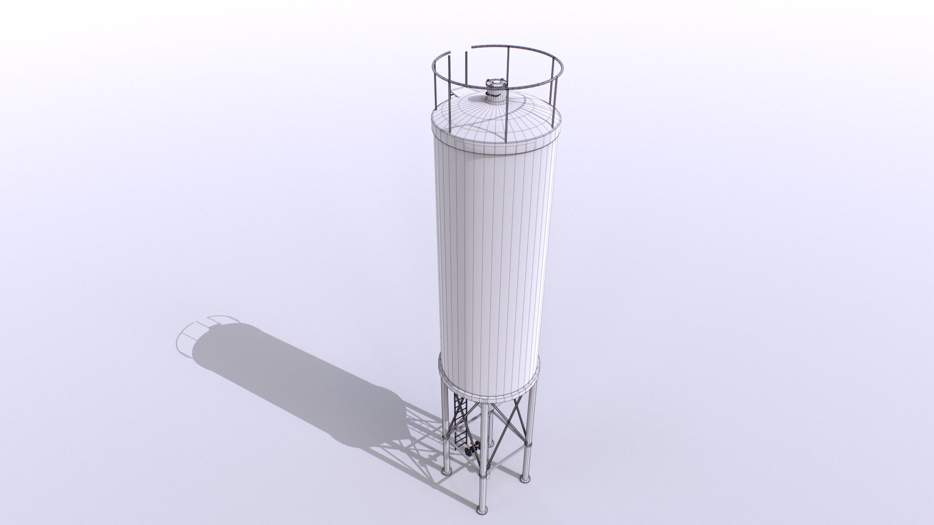 3D Water Tank 4 Model - TurboSquid 2073241