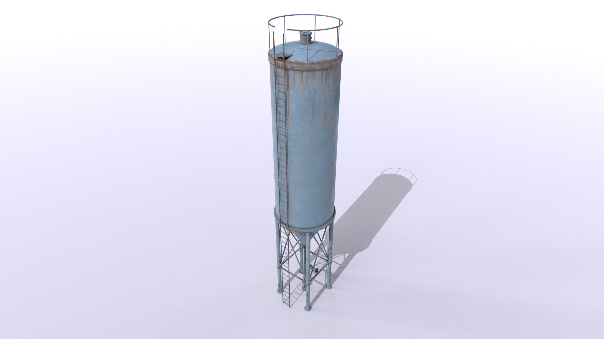3D Water Tank 4 Model - TurboSquid 2073241
