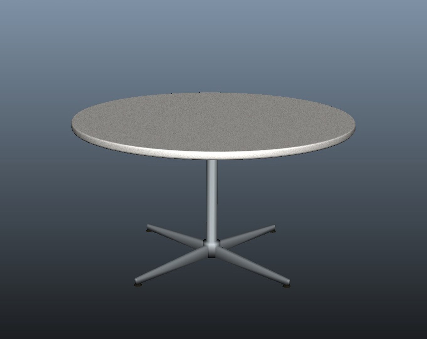 Cafeteria Dining Table 3d Model
