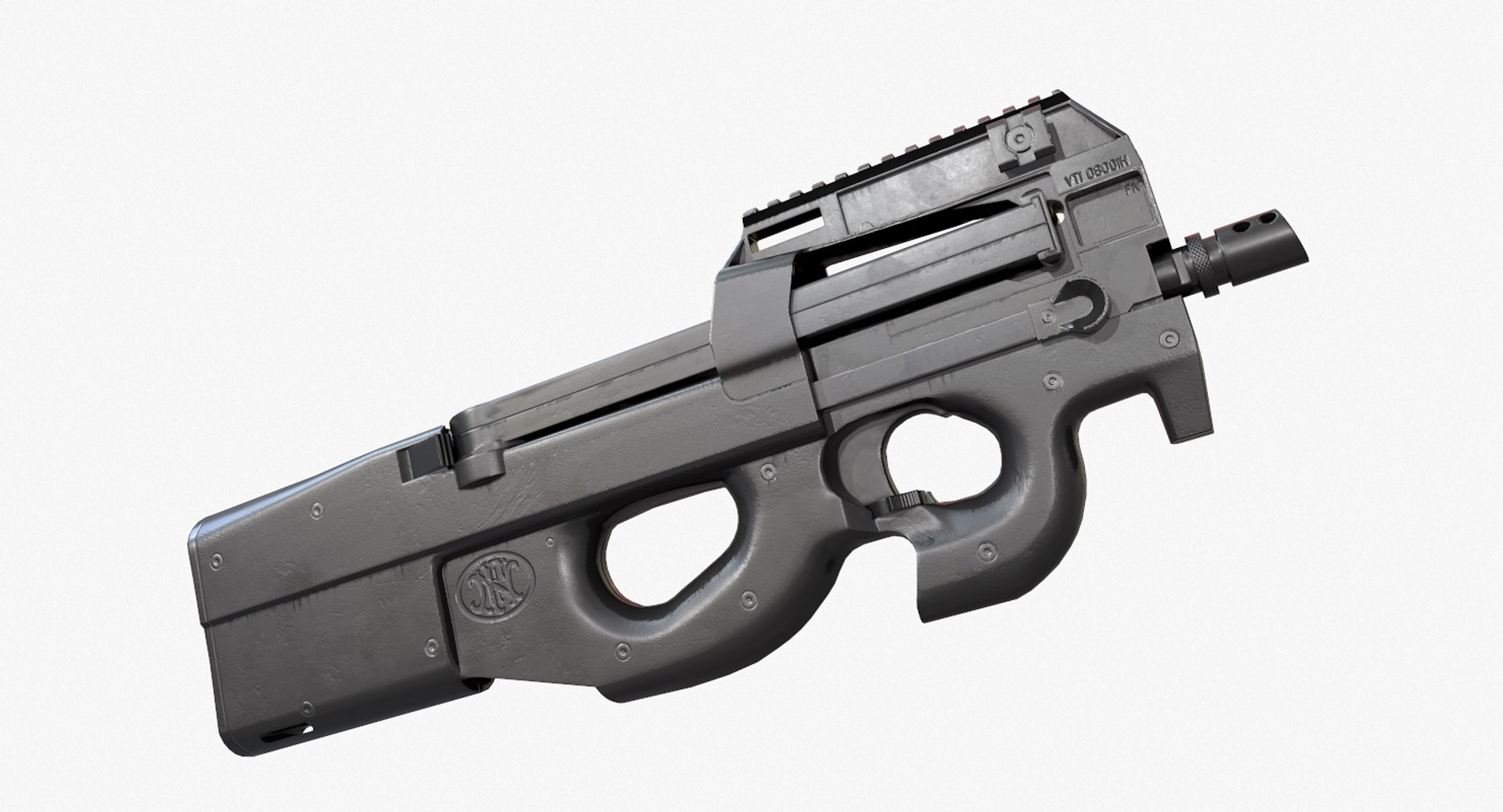 P90 Ready Asset 3D Model - TurboSquid 1196058