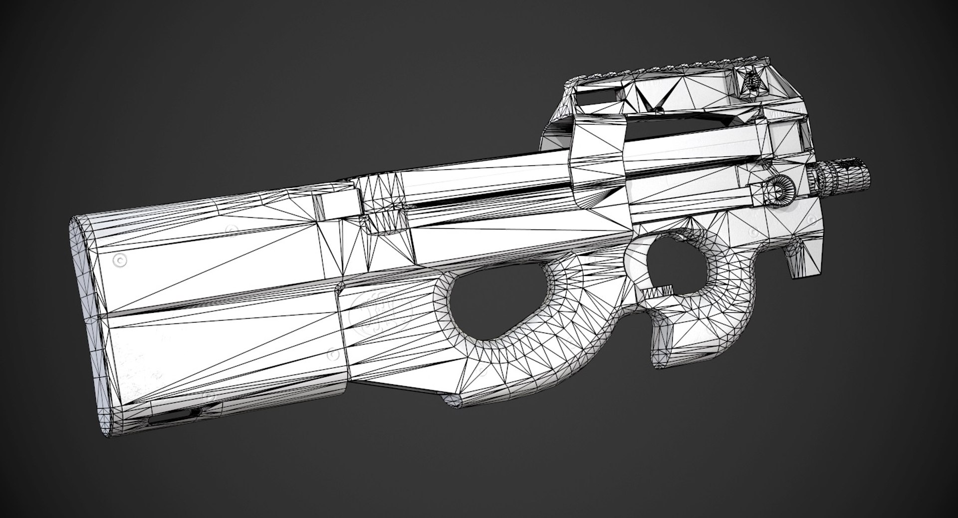 P90 Ready Asset 3D Model - TurboSquid 1196058