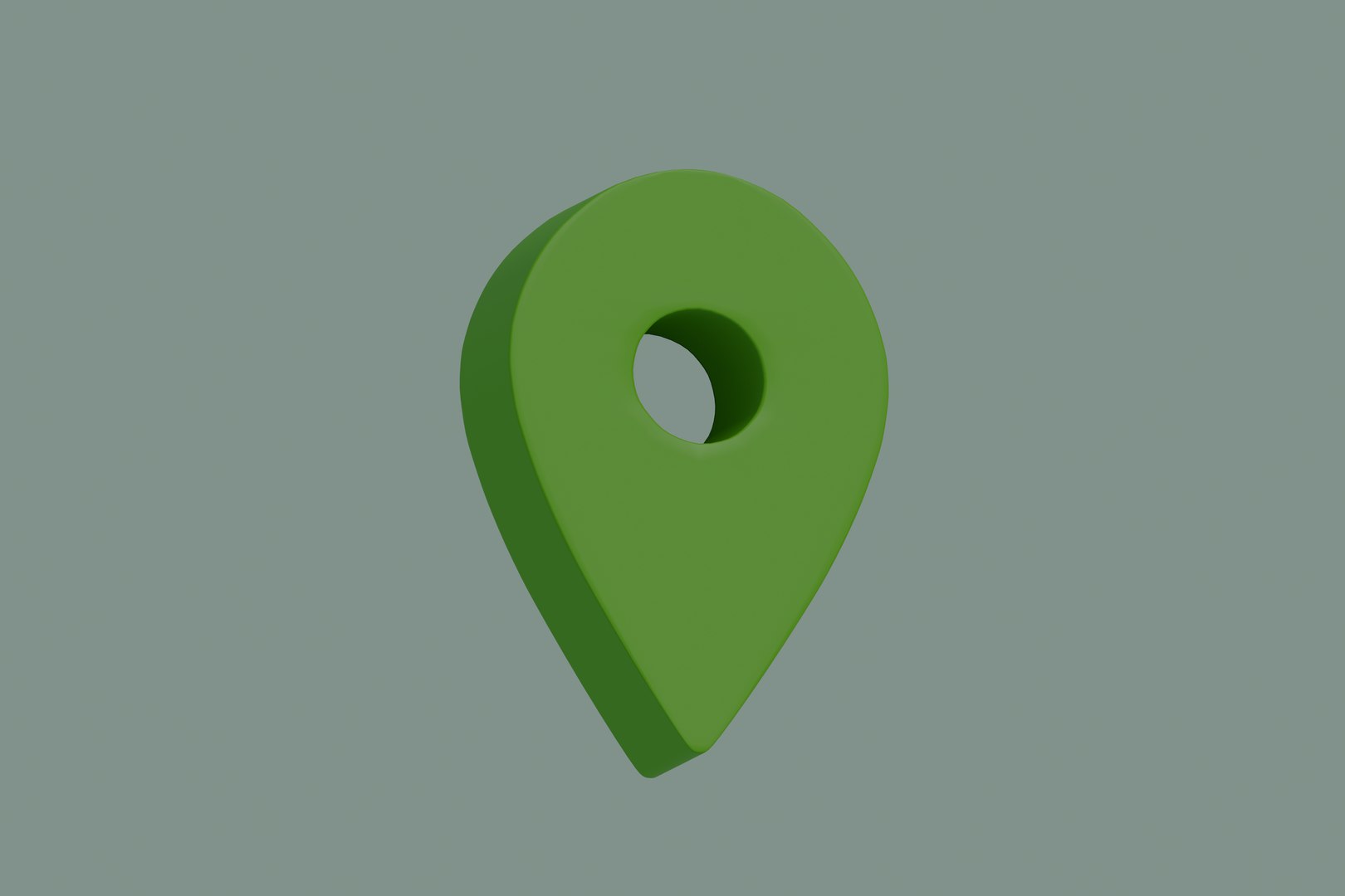 Location Icon 3D Model - TurboSquid 2058116