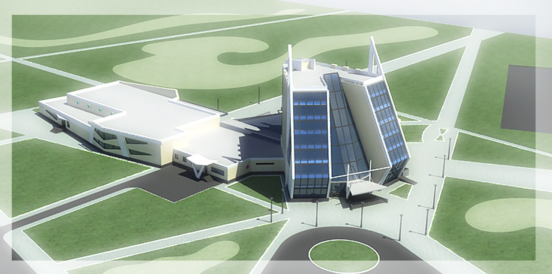 Multipurpose Center 3d Max