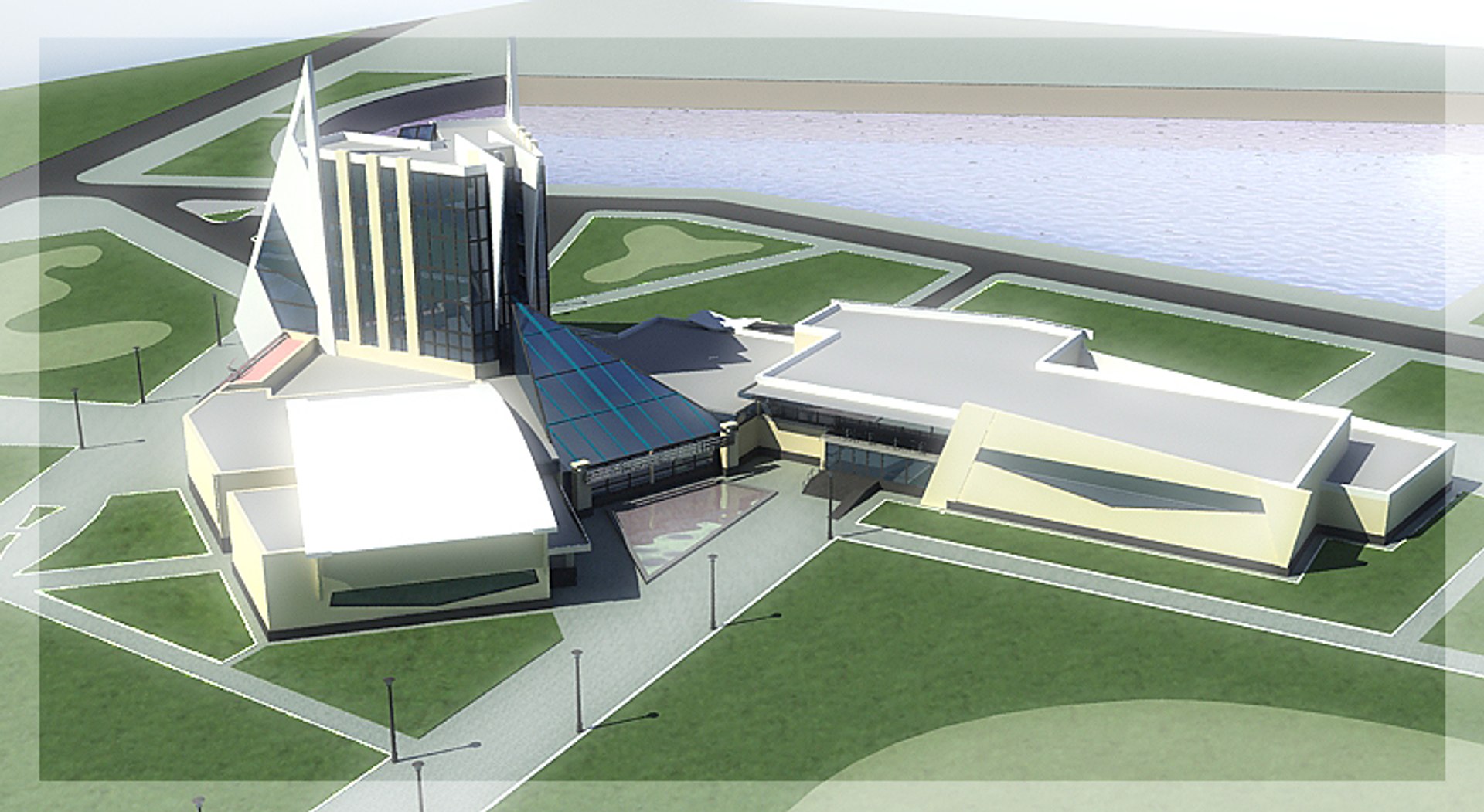 Multipurpose Center 3d Max