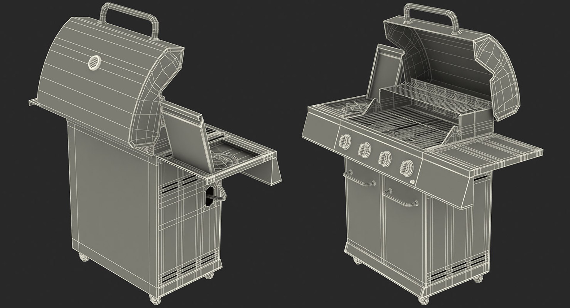3D grills 3 - TurboSquid 1420451