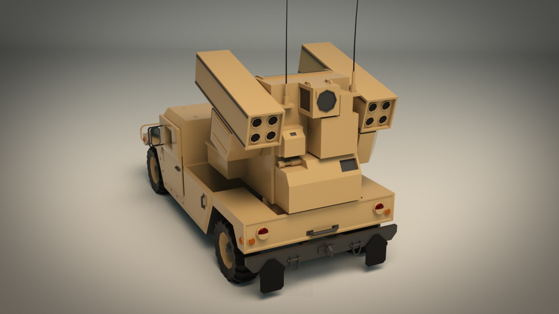 3D Humvee - TurboSquid 1423152