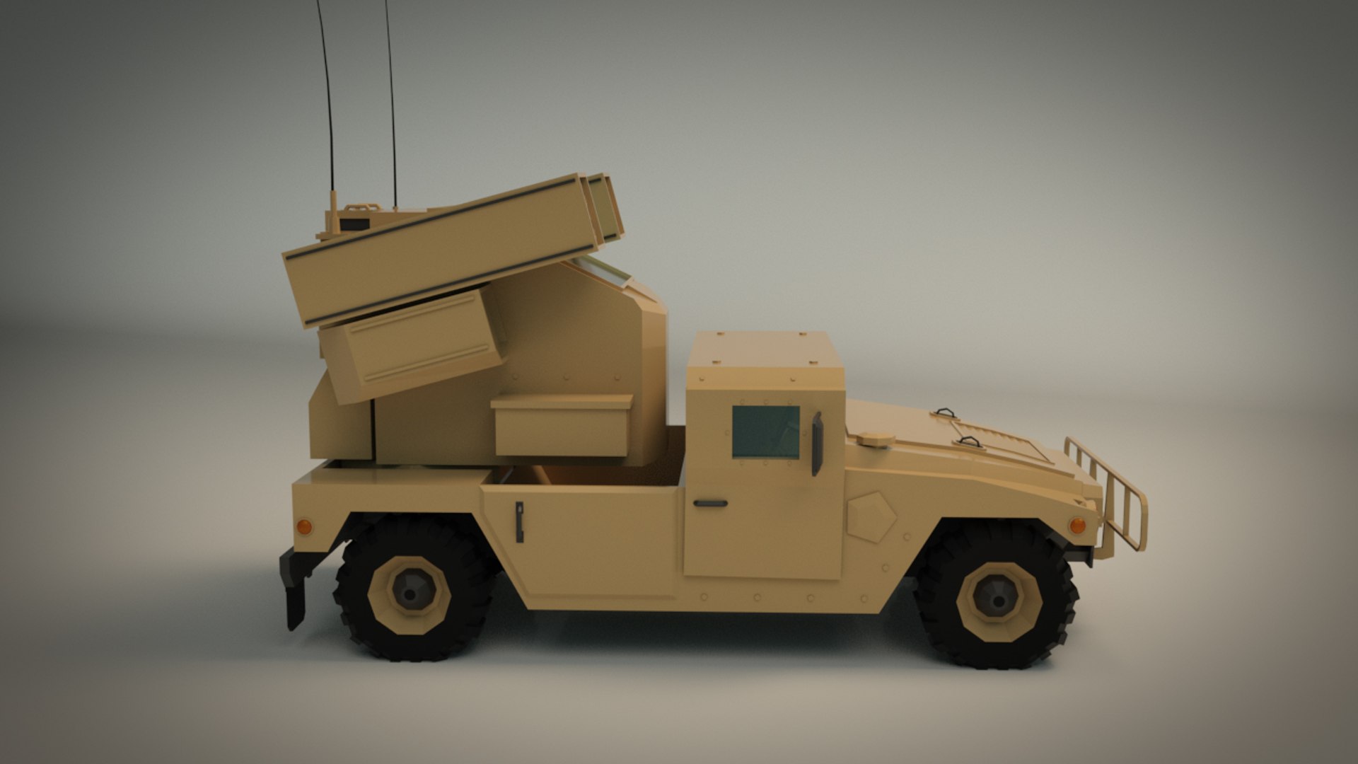 3D Humvee - TurboSquid 1423152