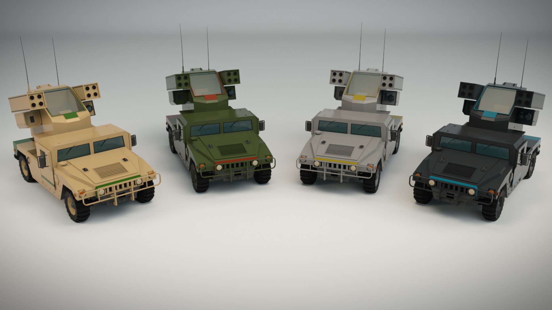 3D Humvee - TurboSquid 1423152
