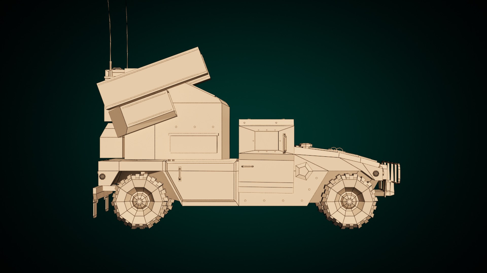 3D Humvee - TurboSquid 1423152