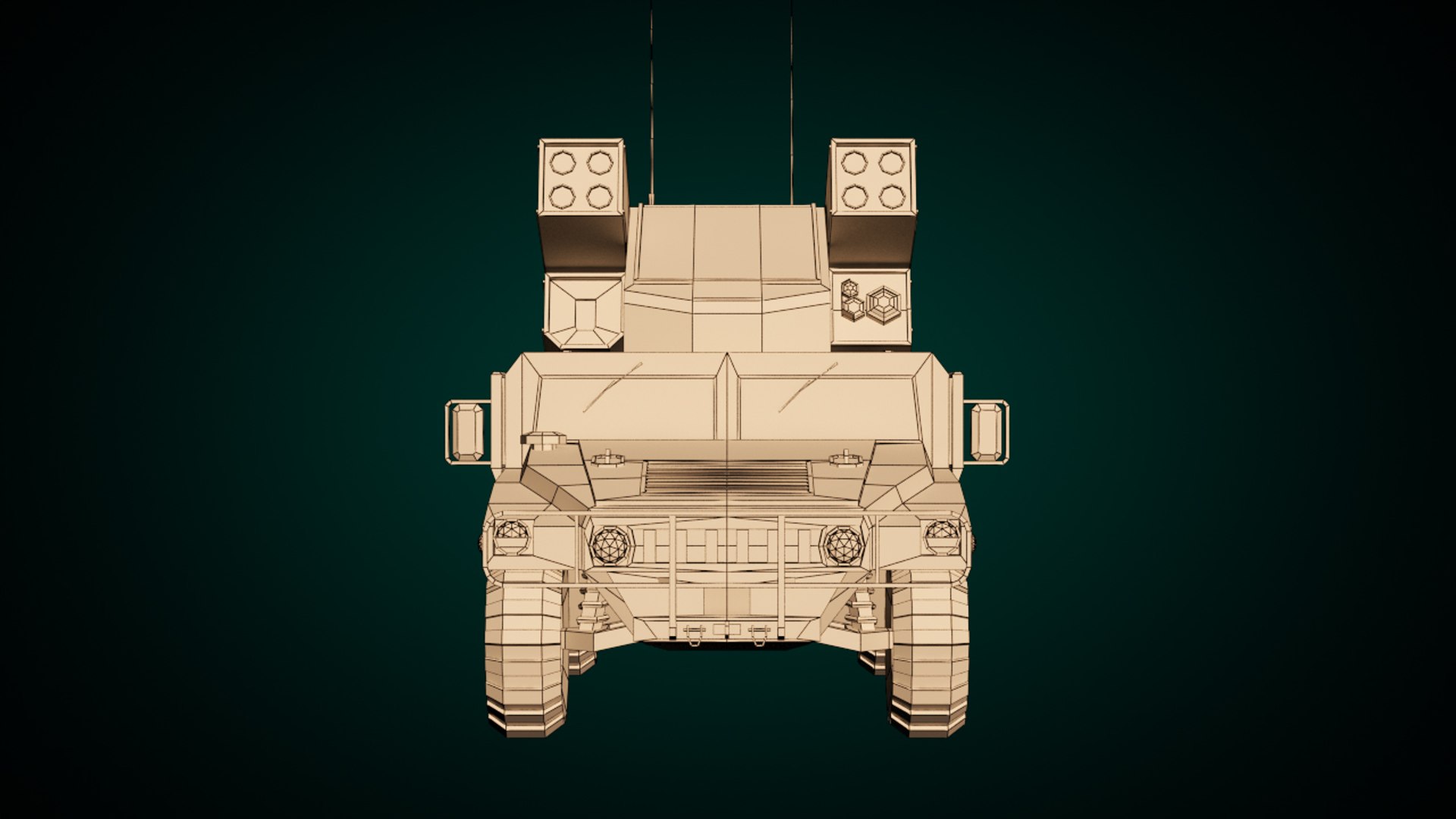 3D Humvee - TurboSquid 1423152