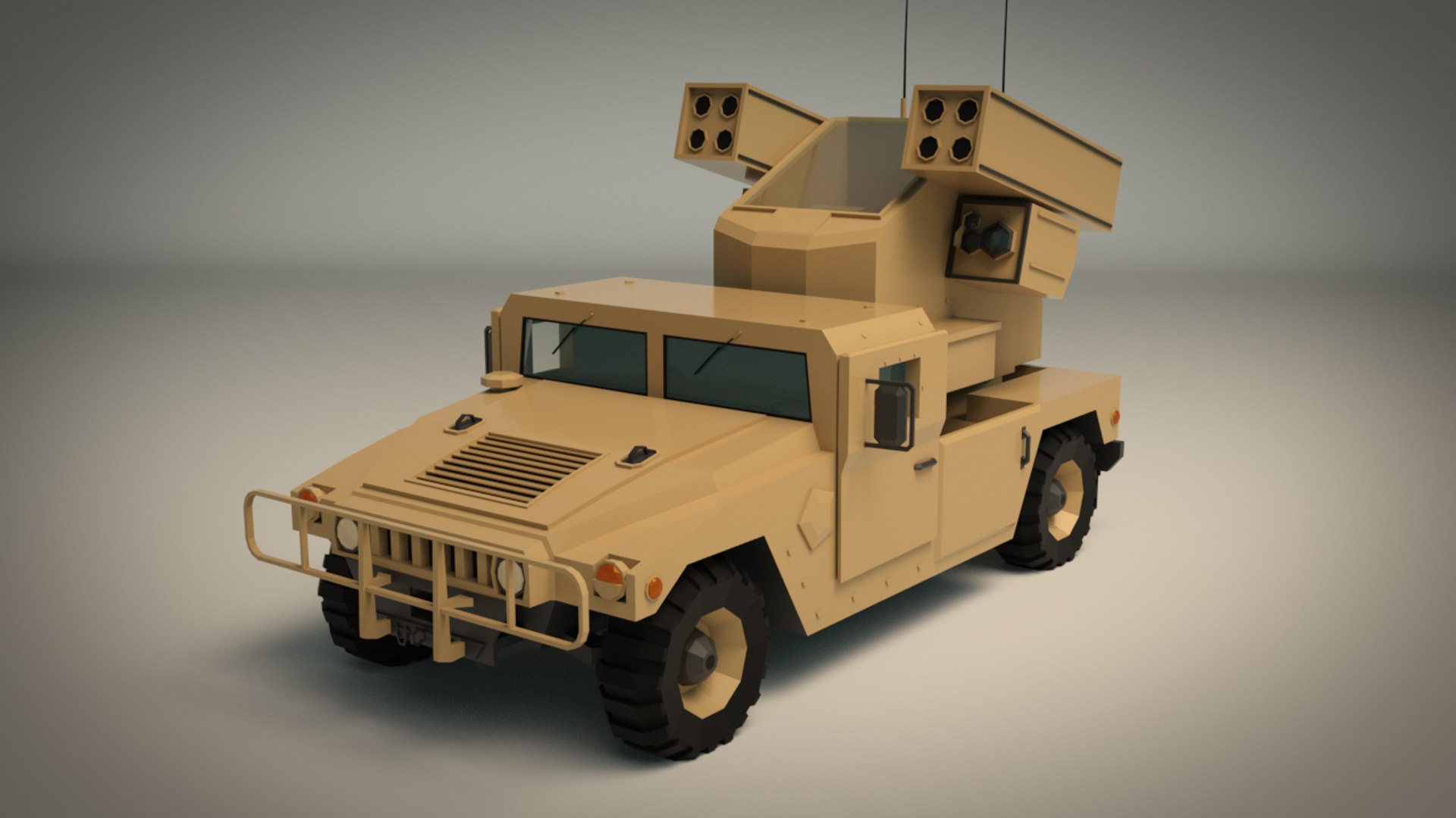 3D Humvee - TurboSquid 1423152