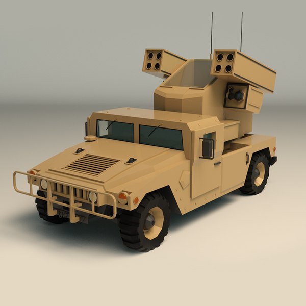 modelo 3d Humvee 04 Low Poly - TurboSquid 1423152