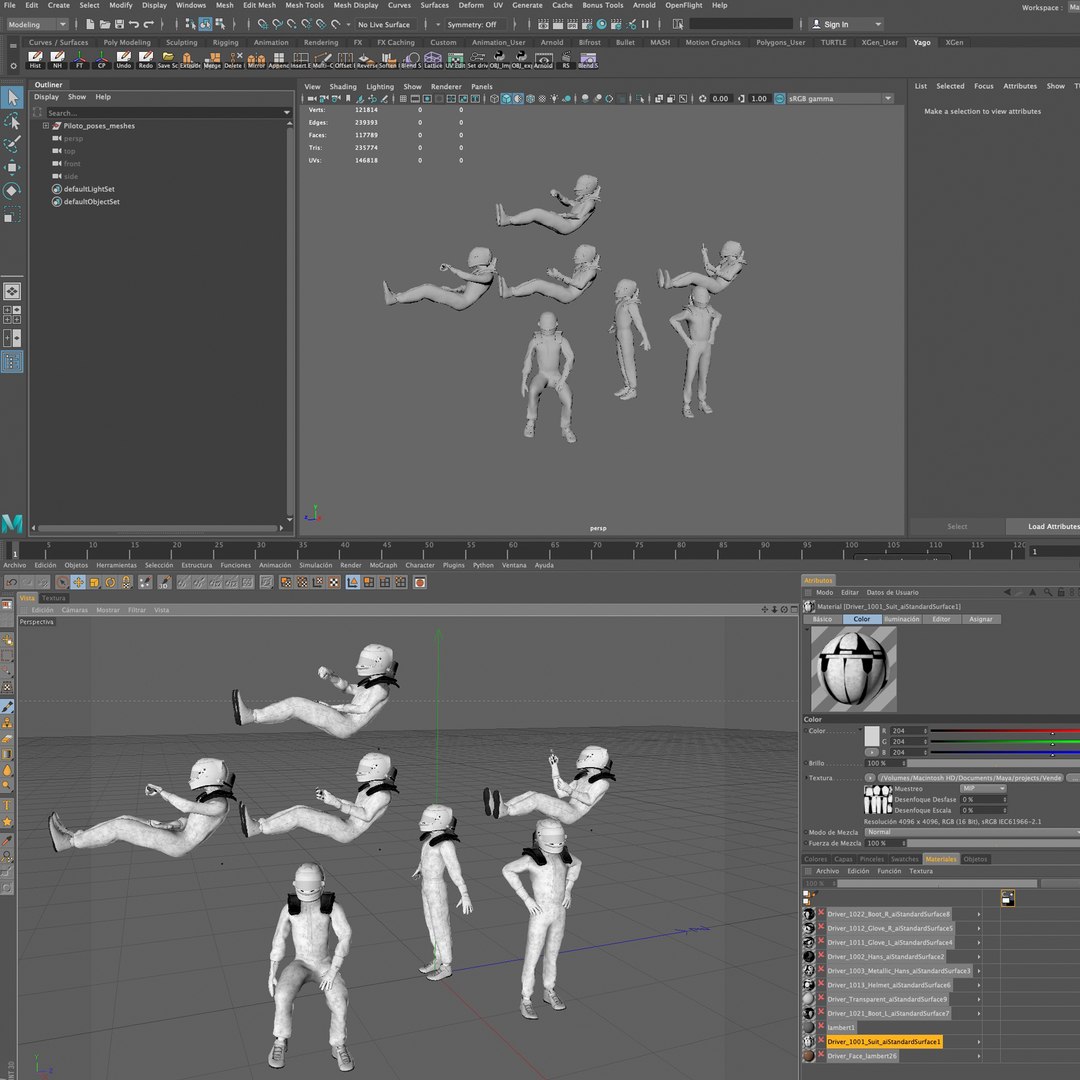 Poses 3D Model - TurboSquid 1427973