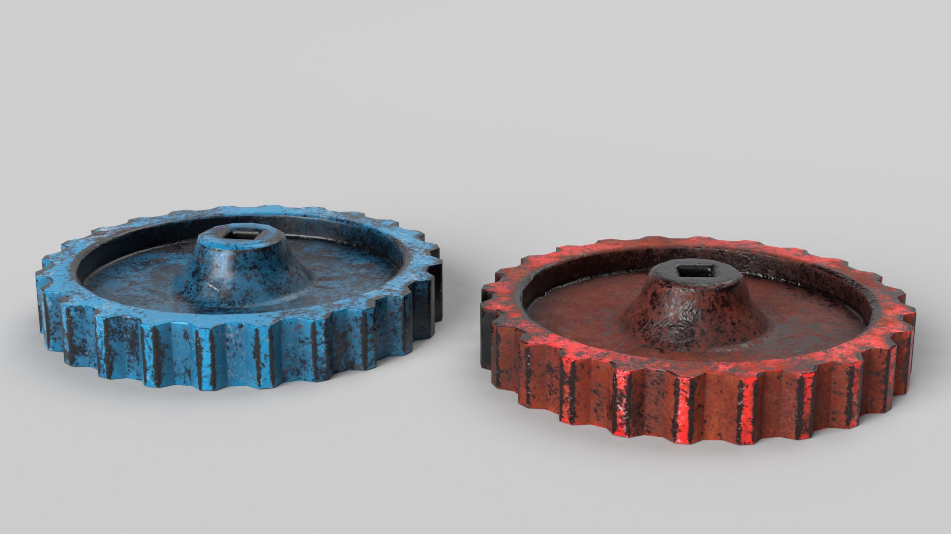 3D model Gear Train With Handle - TurboSquid 1882656