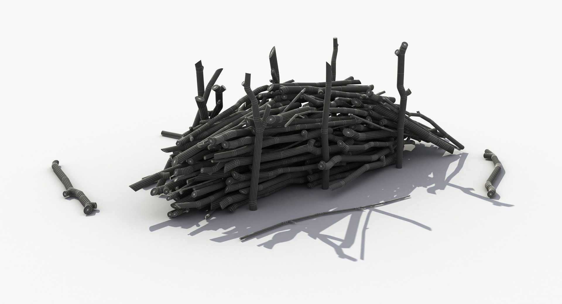 Debris Twigs Model - TurboSquid 1311894