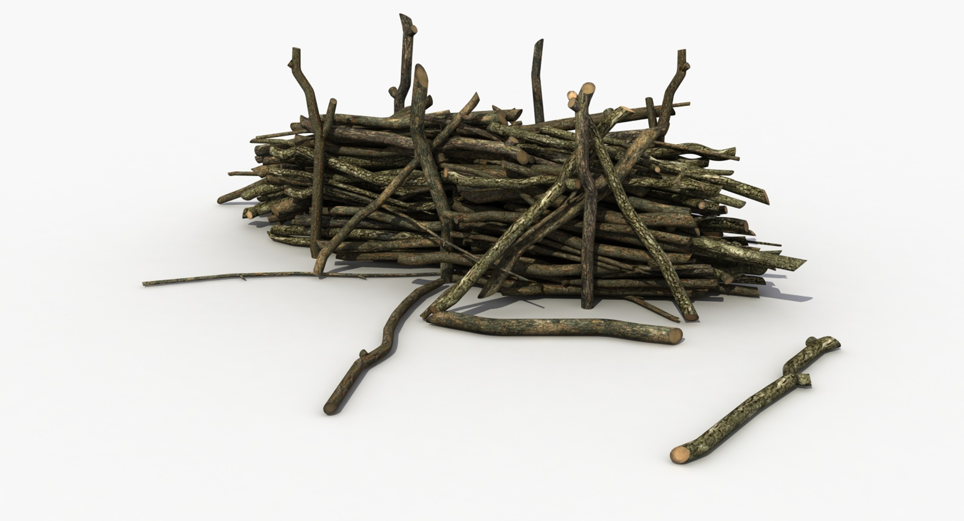 Debris Twigs Model - TurboSquid 1311894