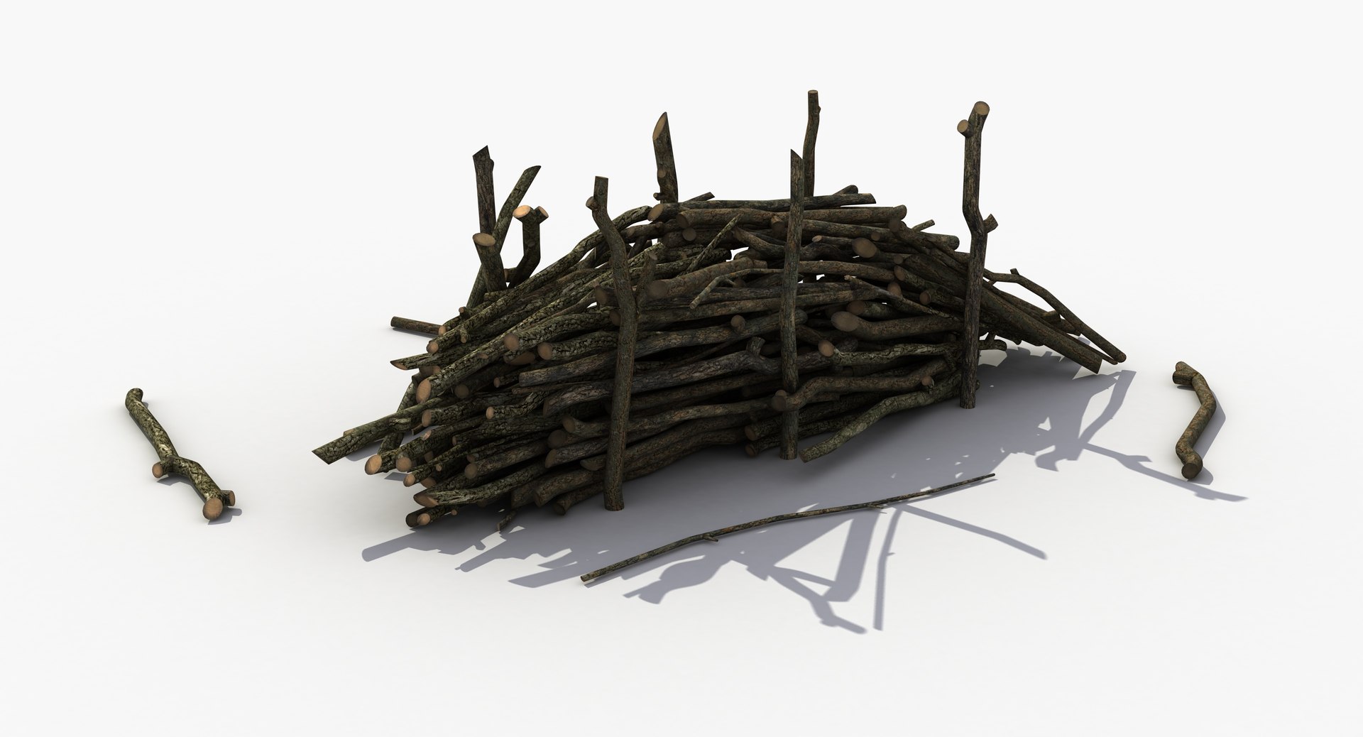 Debris Twigs Model - TurboSquid 1311894