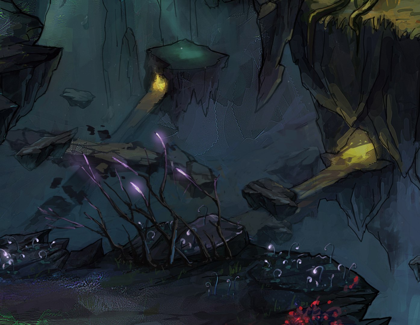 Dragon Hall - Cave 3D Model - TurboSquid 1446289